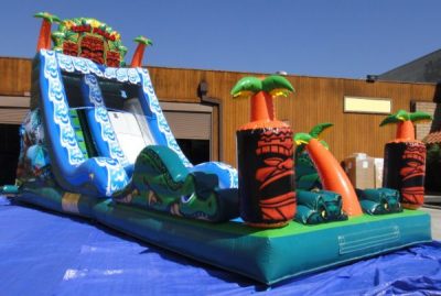 15ft Tiki Falls Waterslide – Baileys Events & Amusements