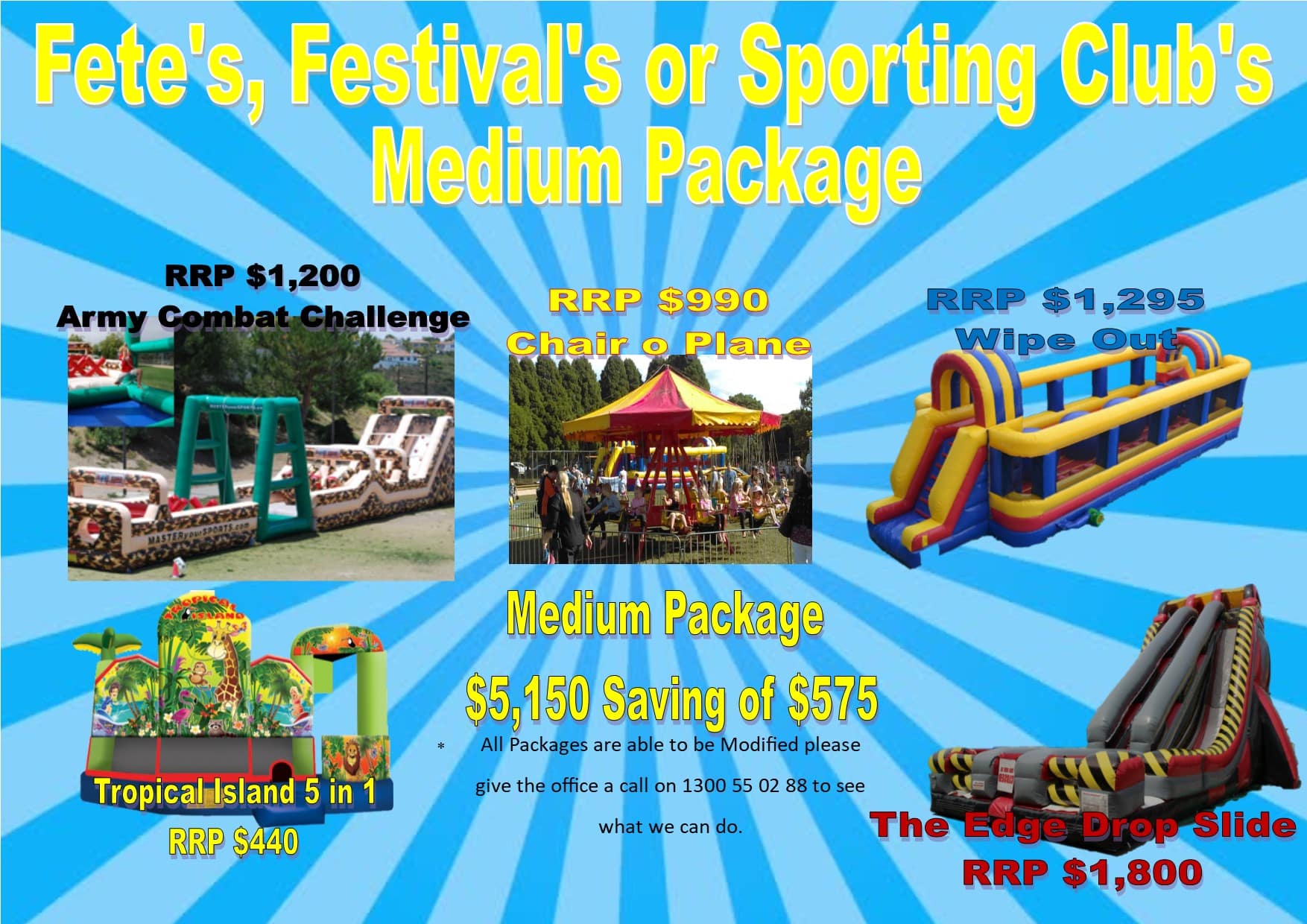 Medium Package Deal Baileys Events Amusements